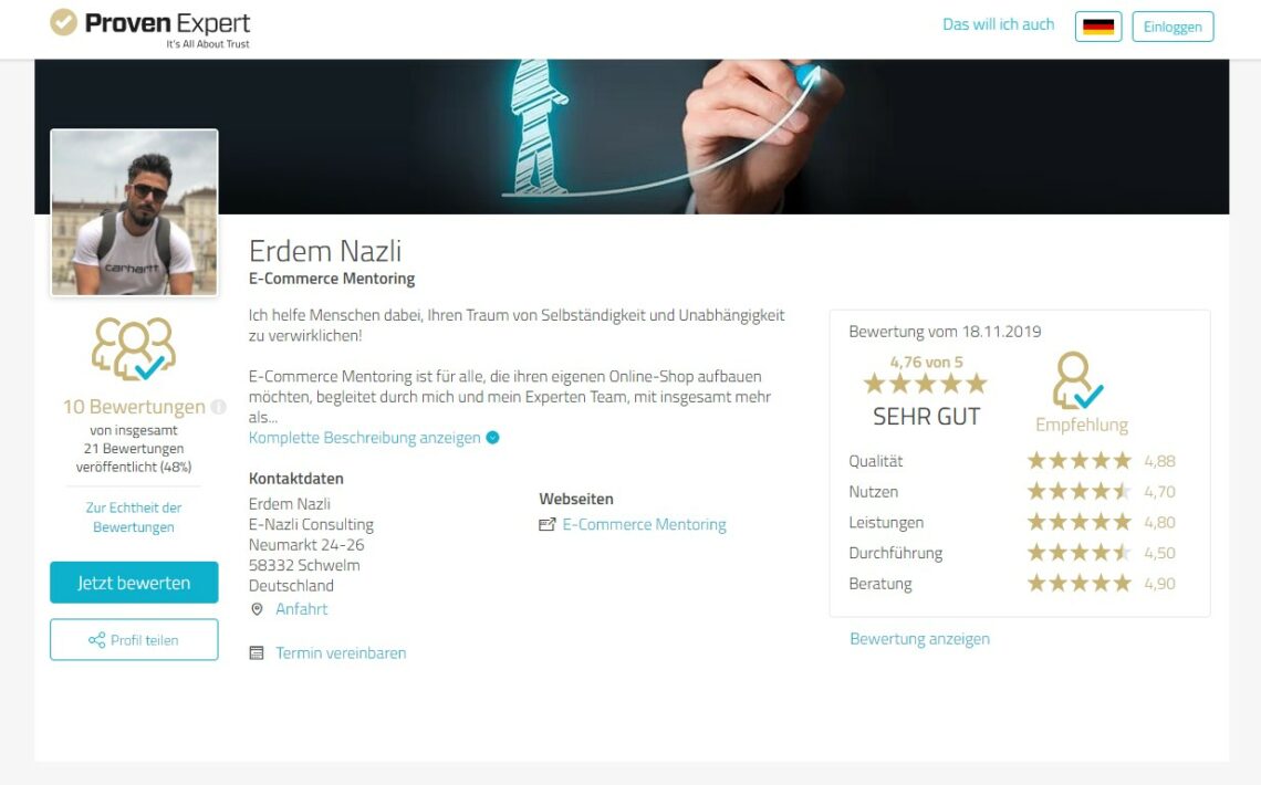 90 Tage Challenge Transformation mit Erdem Nazli 2026 Infos ...